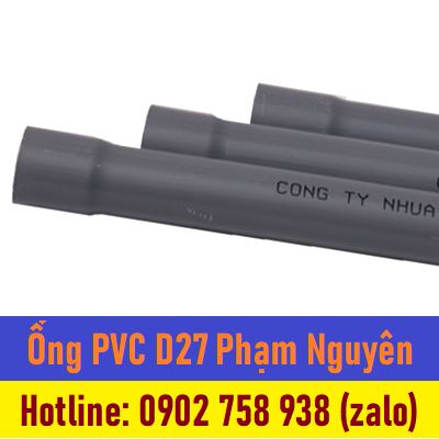 Ống PVC D27 Phạm Nguyên